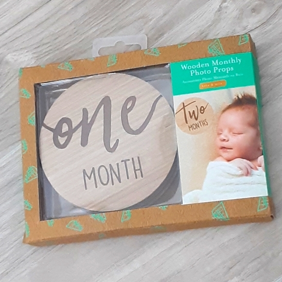 Milestone | Accessories | Wooden Milestone Baby Photo Props | Poshmark